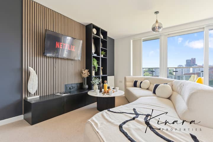 Luxury 2br Apt | Work & Leisure | Free Parking - Birmingham
