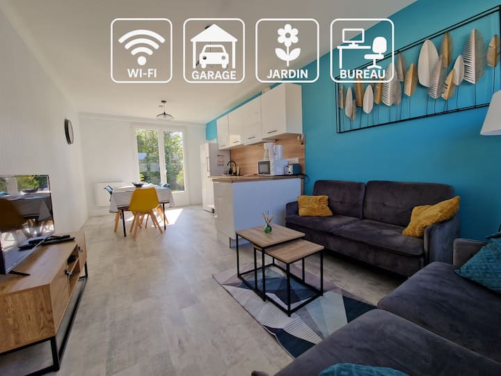 Maison Calme Avec Bureau, Jardin, Garage - La Roche-sur-Yon