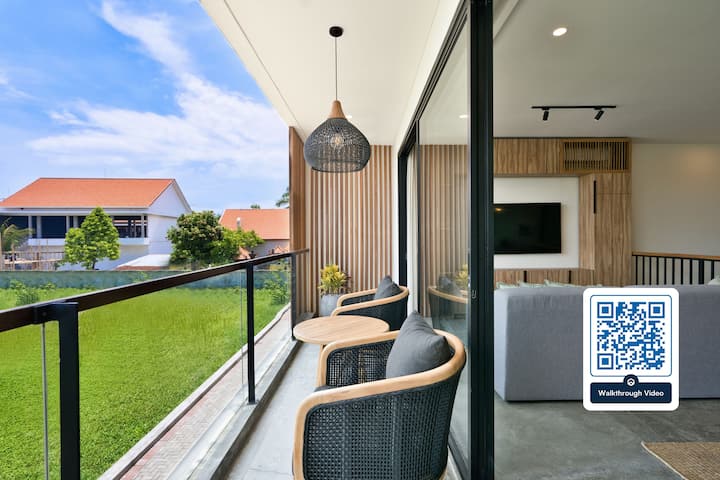 Canggu 2br Villa W/ Rooftop Jacuzzi & Paddy Views - Canggu