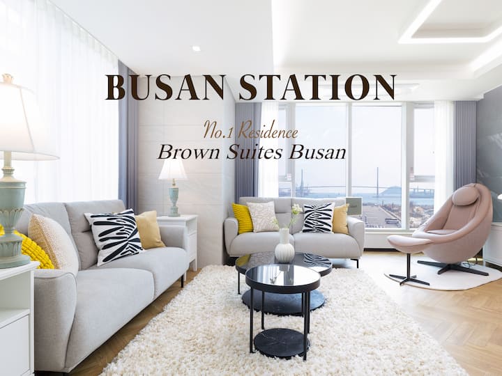 【부산역 5분】 #오션뷰#안마의자-146m²|최대11인|침대5|취사+빨래o/짐보관+무료주차 - Busan
