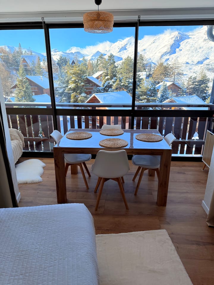 Studio 4p 32 M2 Vue Panoramique Au Pied Des Pistes - Lac du Lauzon