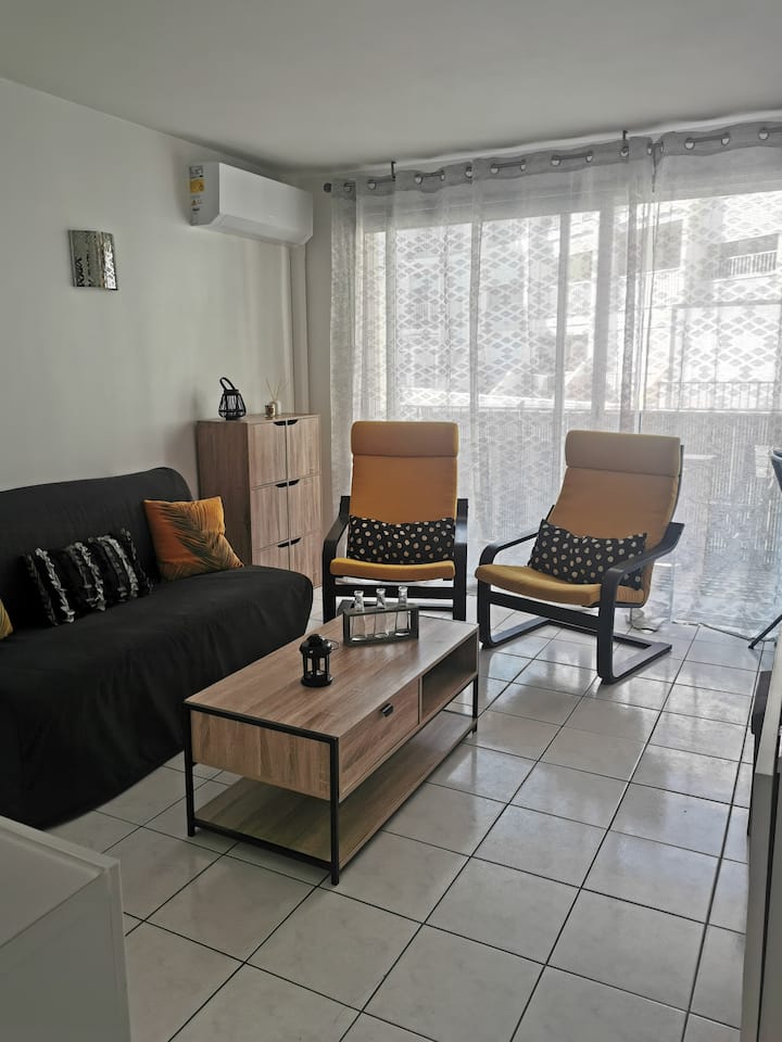 Bord De Mer, 45 M² Climatisé  à Palavas. 5p - Palavas-les-Flots