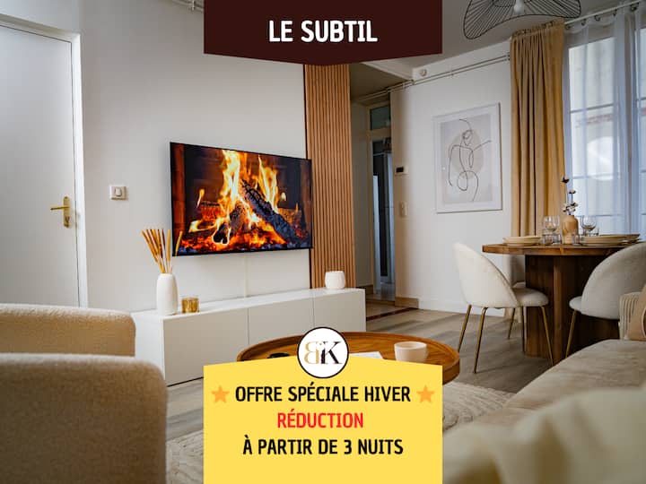 Le Subtil/familles & Pros/proche Gare & Centre - Sens