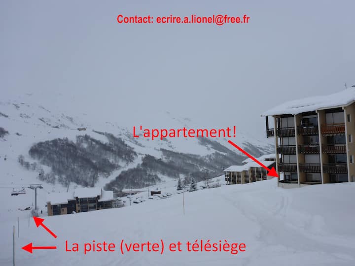 Appart 5pers Sur La Piste, Plein Sud, Les Menuires - Les Menuires