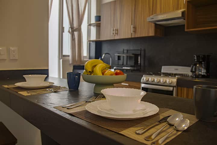 Apart. D6 Centro Histórico, A/a 3 Habit, 2 Baños. - Guadalajara