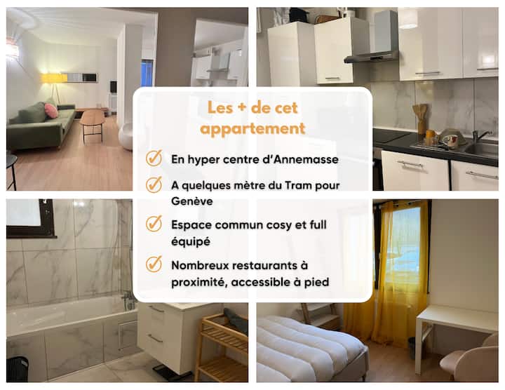 Chambre 3g, 1 Min Tram 17, Best Location, Genève - Annemasse