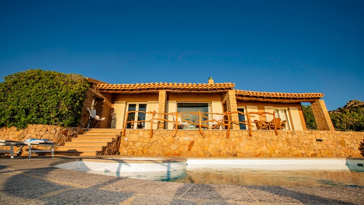 Sardinian Soul: Sunset View With Pool - Costa Paradiso