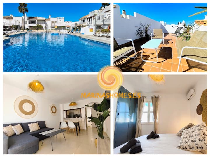 Medina Marinas - ¡Tu Hogar Con Solarium Privado! - Garrucha