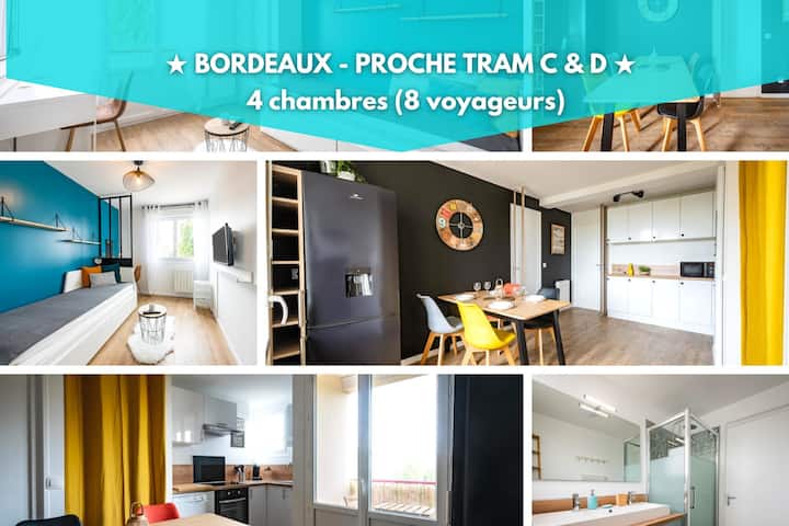 Life&travel - 4 Chambres - Bordeaux - Talence