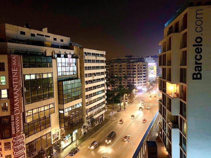 ÉLégant Appartement De 2 Chambres Sur Bd. D'anfa - Casablanca