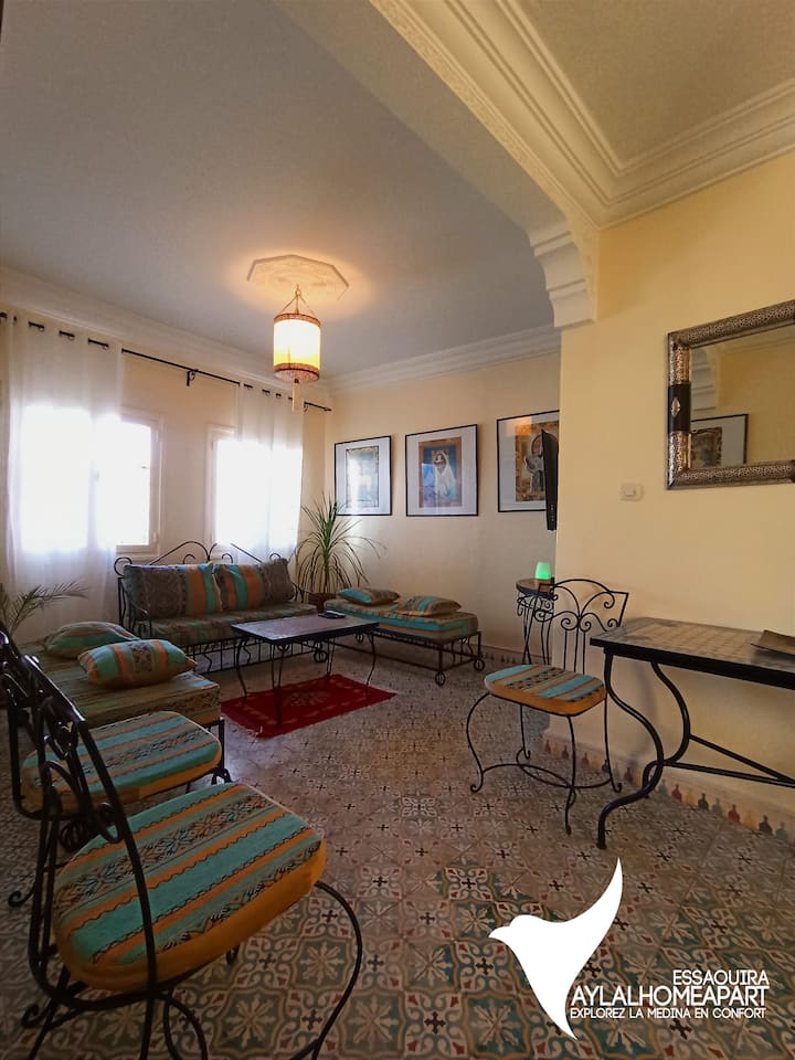 Medina Apartment With Private Terrace, Essaouira - 索維拉
