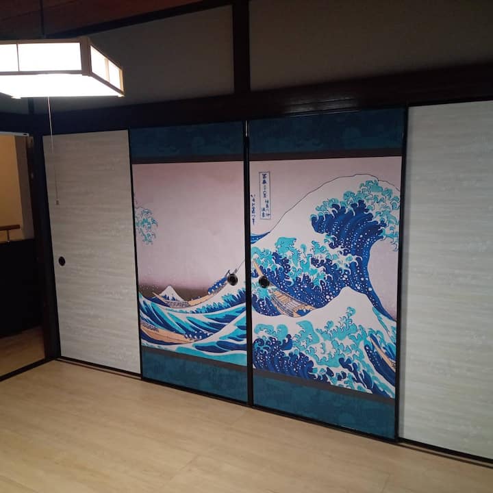 非接触型、一棟貸し、和風モダン、小江戸、"蔵(Kura)"の街、観光スポットに近い - Kawagoe