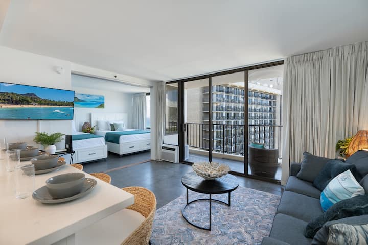 34fl Oceanview| New Remodeled|free Parking+wifi+ac - Kāhala Beach, HI