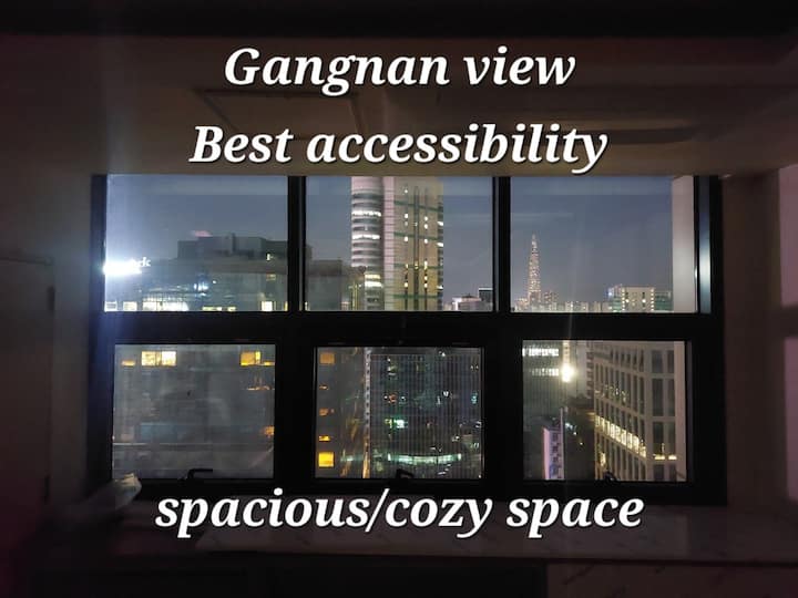 코엑스*삼성역 도보3분 에어드레서/넷플릭스/안마의자/비데& View*6인 모임공간가능 - Seoul