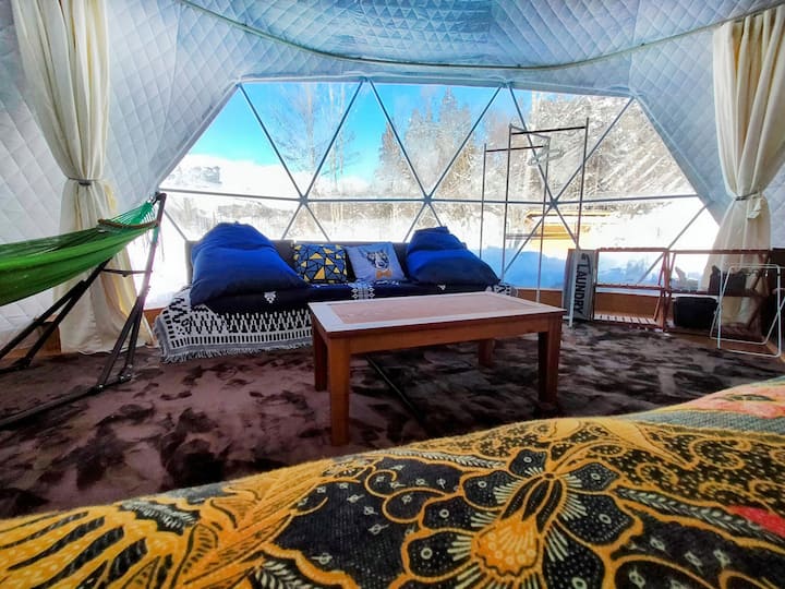 プライベートサウナ・水風呂・東屋付き!北アルプスの大自然を堪能するGlamping Dome - 2 - Hakuba