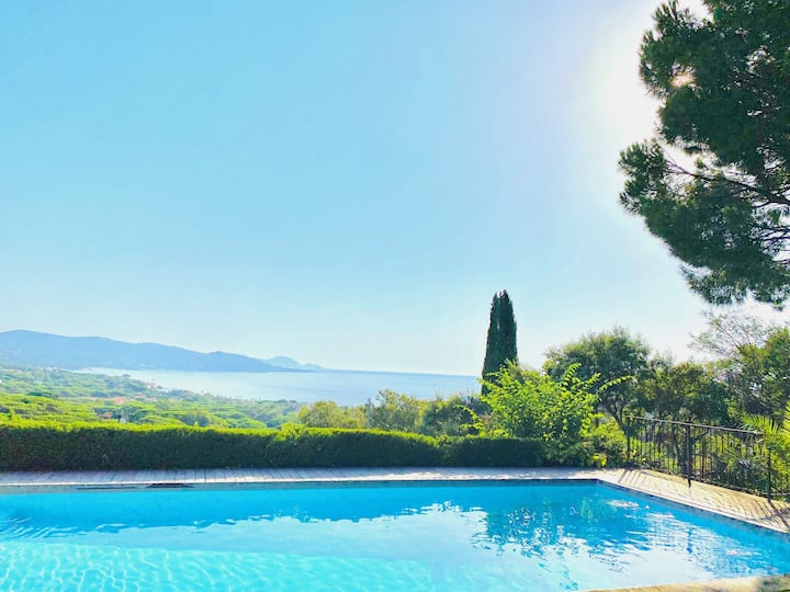 Magnifique Villa - Superbe Vue Mer - 10/12 Pers. - Sainte-Maxime