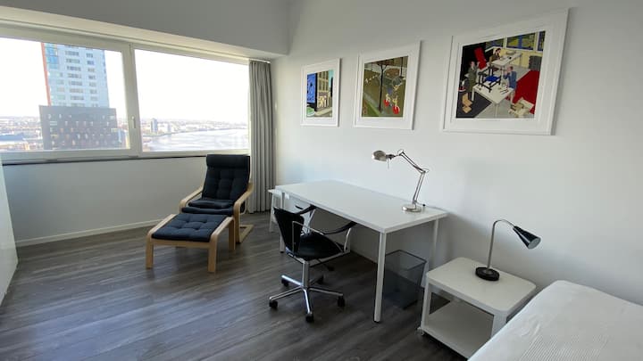 Perfect Expat Room In Luxury Building, Great View - Rotterdam