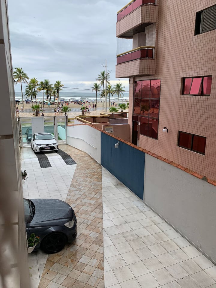 Apto Vista Lateral Praia Vl.tupi - Praia Grande