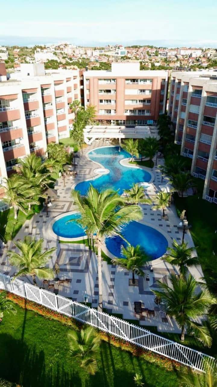 Resort A 55 M Do Beach Park, Pe Na Areia - 3 Quart - Aquiraz