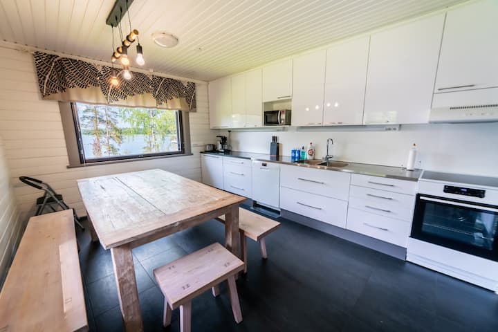 Scenic Retreat With Canoe, Sup, Sauna & Whirlpool - Ristiina