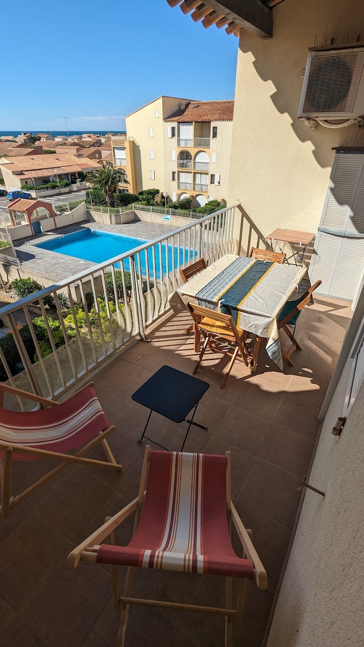 Appartement 2 Pièces+ Mezzanine Climatisé - Narbonne