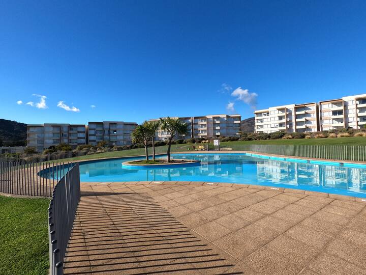 Acogedor Dpto Con Piscina - Papudo