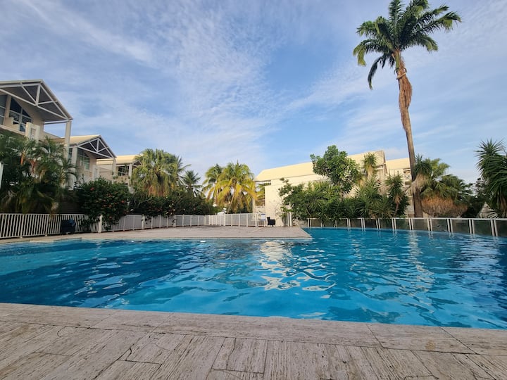T2 Avec Piscine Proche Plage - Martinique