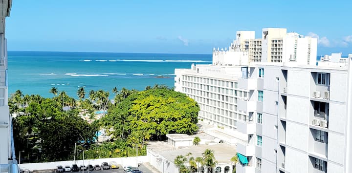 Oceanview Penthouse Beach Dedicated Wfh Space Pool - Puerto Rico