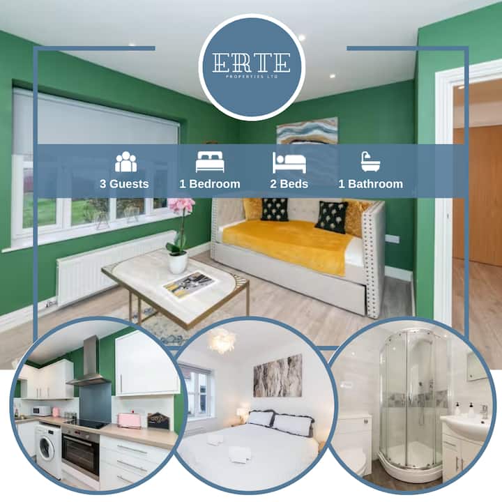 Ibex House | Free Parking 2bed Fully Equipped Flat - Reading