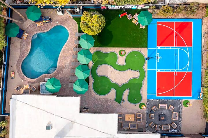 Scottsdale Theater Resort! Heated Pool, Pickleball - 鳳凰城