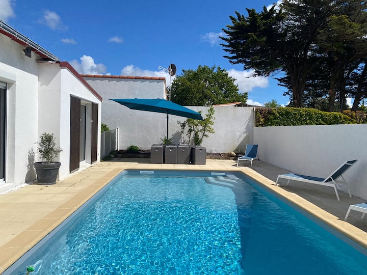 Maison Familiale Proche Des Plages Avec Piscine - La Plaine-sur-Mer