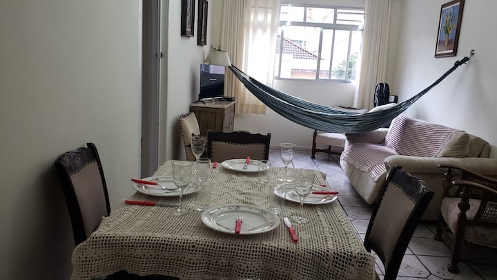 Airbnb Em Santos. Apartamento 2 Dormitórios - Santos