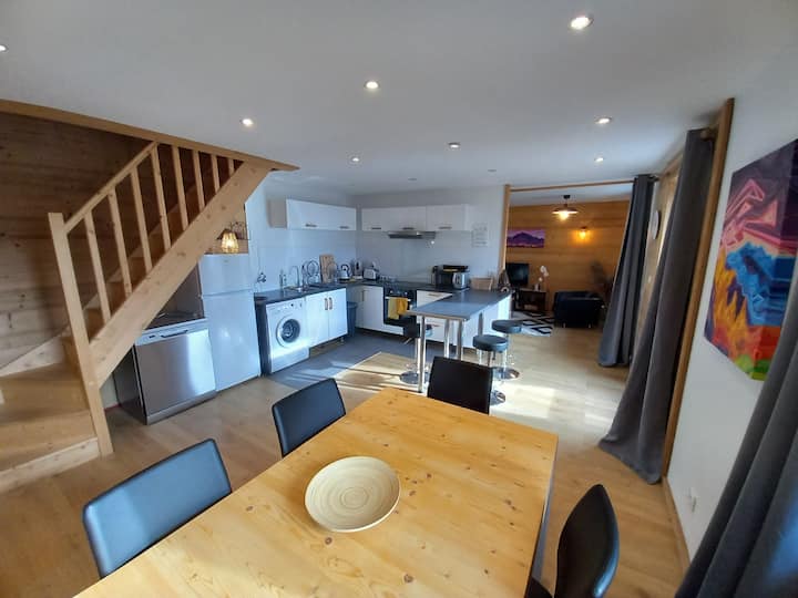 Duplex Vue Montagne Au Pied Des Stations De Ski - Les Avanchers-Valmorel