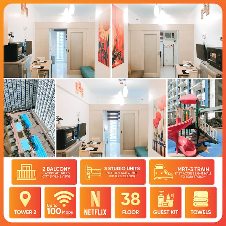 3 Studio Units • Next To Each Other - Makati