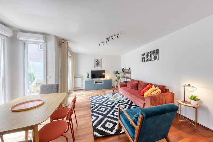 Appartement Reposant Avec Terrasse à 3 Mn Du Métro - Paris 17e Arrondissement