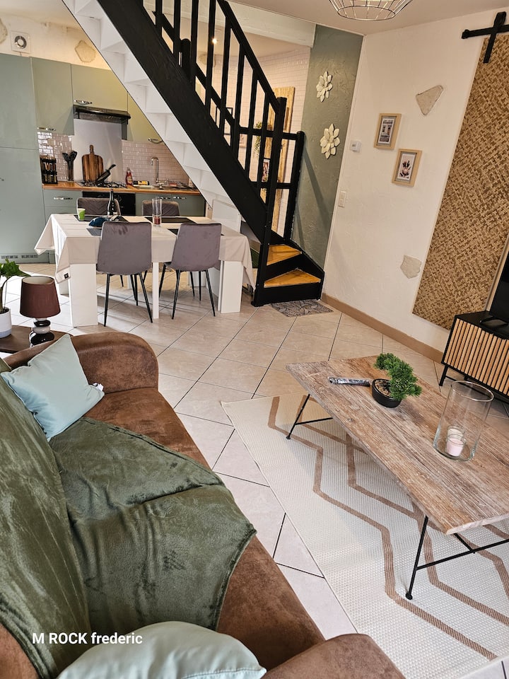 Maison Climatisé Avec Parking Et Jardin - Nevers