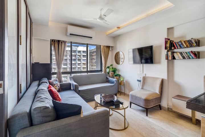 Lily Modern Studio In Bkc | Pool, Wi-fi, Kitchen - Mumbai