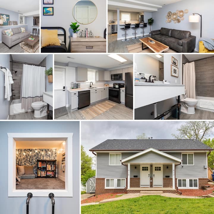Spacious Boho 2-unit Home: Perfectlarge Group Stay - Des Moines, IA