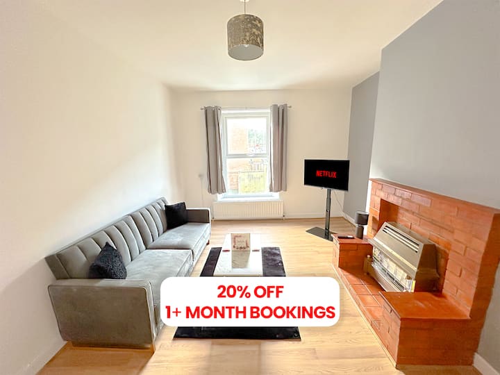 Budget/modern 1 Bed Apartment - 20% Off Long Stays - Morpeth