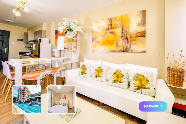 2br W/ Balcony Free Pool, Gym, Billiard 200mbps - Parañaque