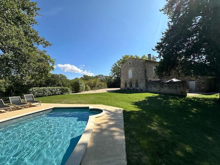 Villa Des Cyprès-piscine Jardin Château Barbebelle - Saint-Cannat