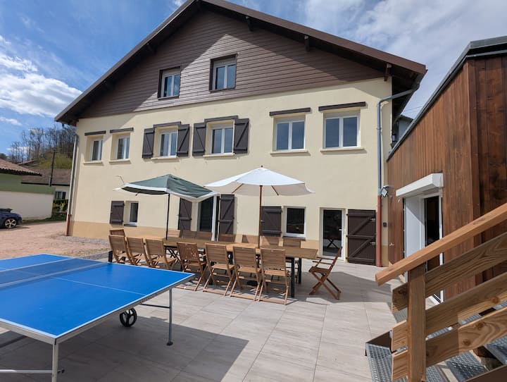 Gîte Familial 15p - 8ch - Vue Panoramique - 