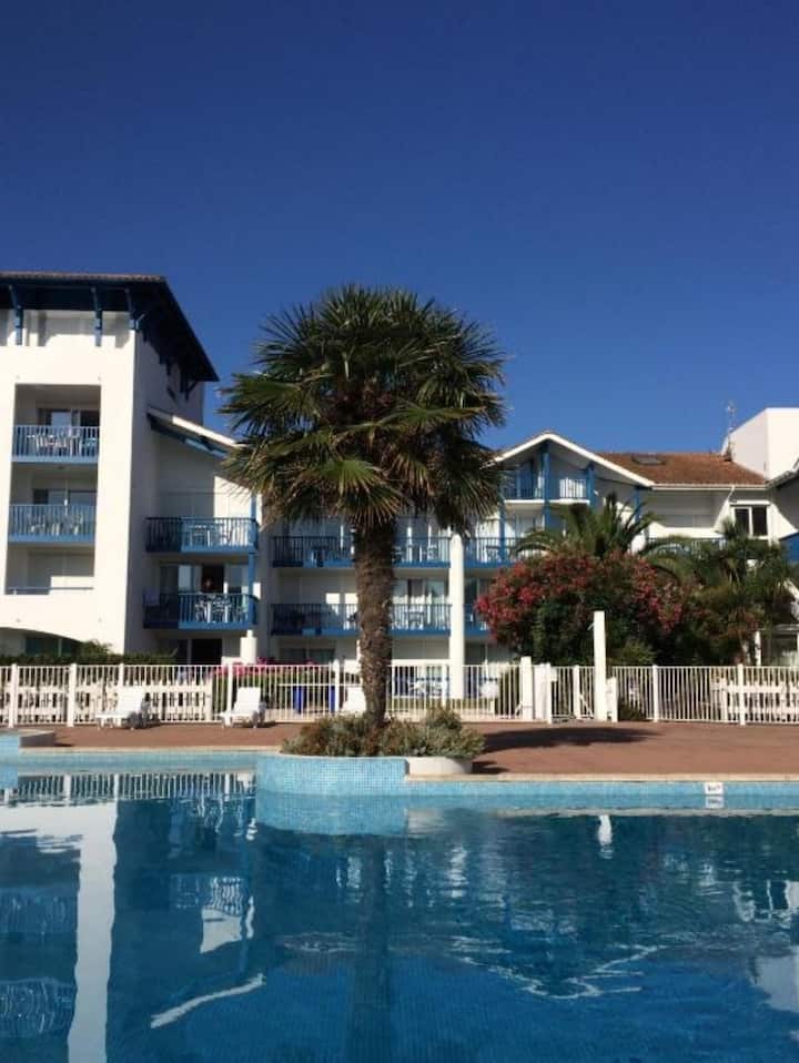 Studio Av Piscine à 300m De La Plage De Socoa - Saint-Jean-de-Luz