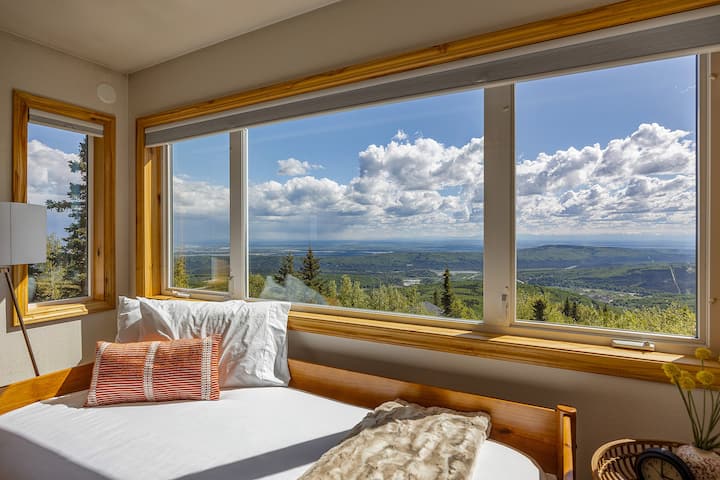 Norrsken View - Sauna - Mountains - Deck - Wi-fi - Alaska