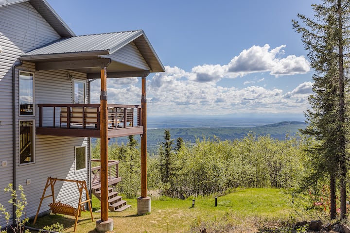 Norrsken View - Sauna - Mountains - Deck - Wi-fi - Alaska