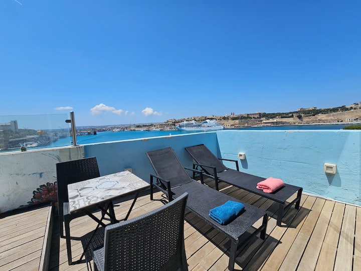 55 Senglea - Penthouse With Valletta Views - Valletta