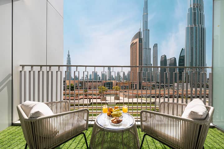 Best Burj View | Dubai Mall Access | Infinity Pool - Dubái