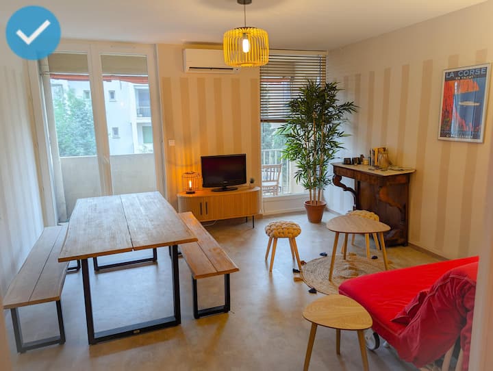 Confortable T3 Refait à Neuf 50 M De La Plage - Ajaccio