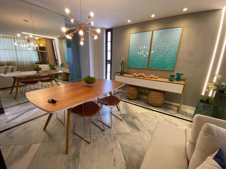 Excelência A 200m Da Orla. Ideal P/4 A 6 Pessoas - Barra