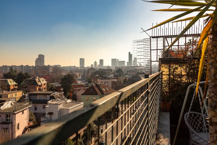 Skyline Rooftop Suite - Milan Isola District - New - Milánó